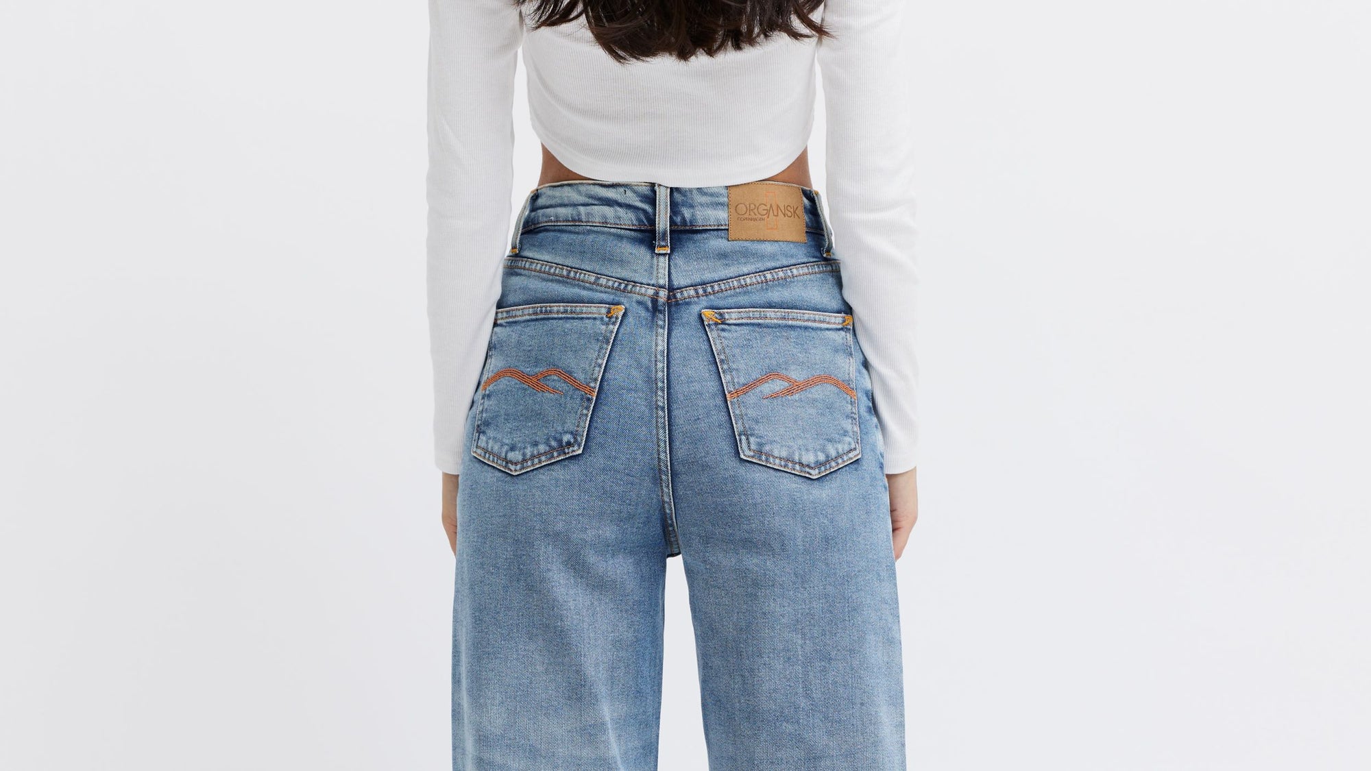 Wide Leg Fit Jeans | High Waist & Low Rise | Organic Denim | Wave ...